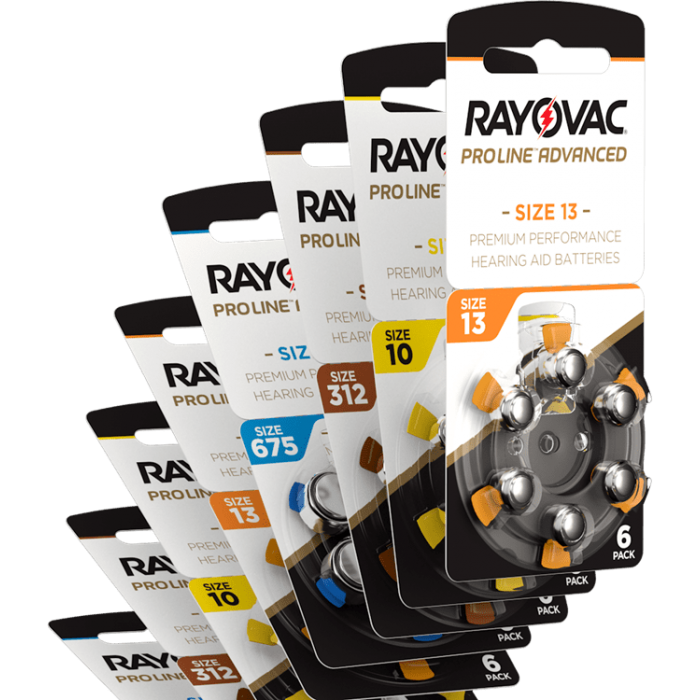 Piles Rayovac Proline Advanced 312
