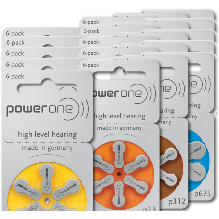 Piles Power One 13 - 5 plaquettes achetées
